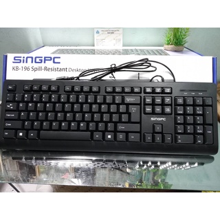 Bàn phím có dây SingPC KB-196 | Shopee Việt Nam