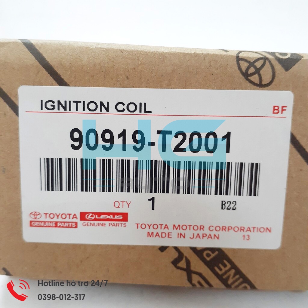 Mobin (bobin) đánh lửa cho xe Toyota Innova, FORTUNER, HILUX, HIACE ...