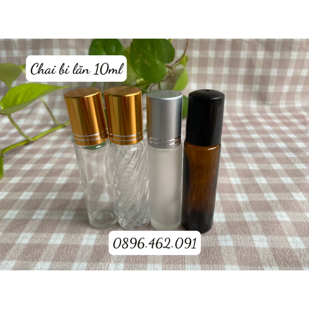 CHAI BI LĂN THỦY TINH CHAI TRONG/CHAI MỜ/CHAI XOẮN/CHAI NÂU 10ML-CHAI ...