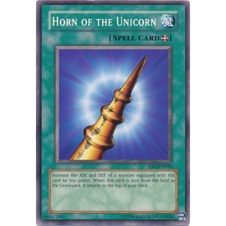 Thẻ bài Yugioh: Horn Of The Unicorn - DB1-EN034 | Shopee Việt Nam