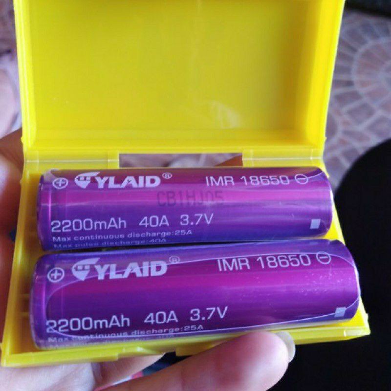 [HCM][HỎA TỐC] Pin sạc Cylaid 18650 Tím chính hãng | Shopee Việt Nam