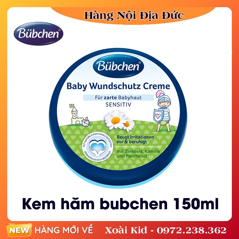 Bộ Sữa Tắm Gội, Kem Dưỡng Da, Kem Hăm Cho Trẻ Sơ Sinh Bubchen 400ml - Nội địa Đức Đủ Bill ...