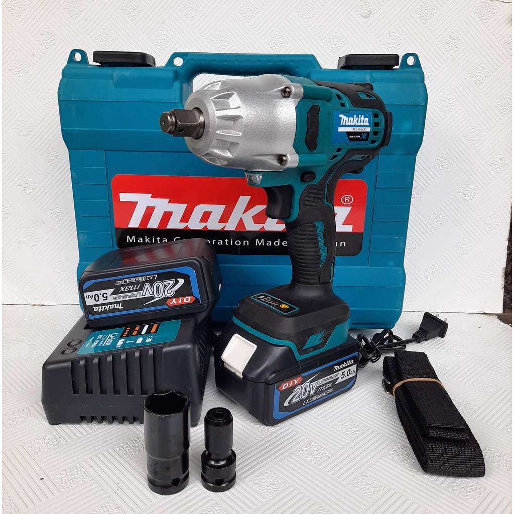 Máy siết bulong MAKITA 20V- lực siết khủng 980N.m- động cơ không chổi than | Shopee Việt Nam