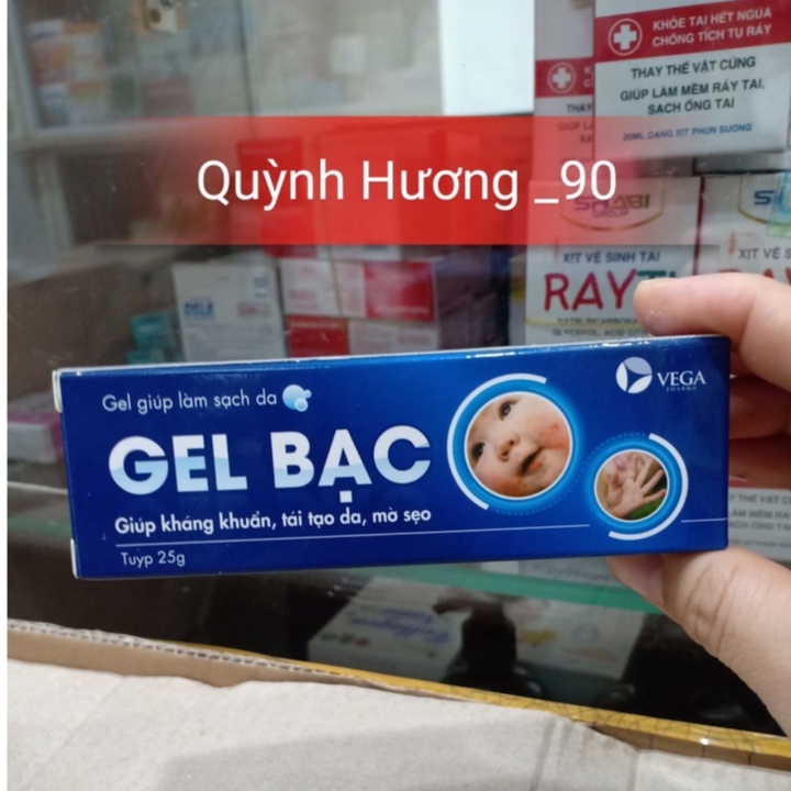 Vega GEL BẠC 25g giúp kháng khuẩn,tái tạo da | Shopee Việt Nam