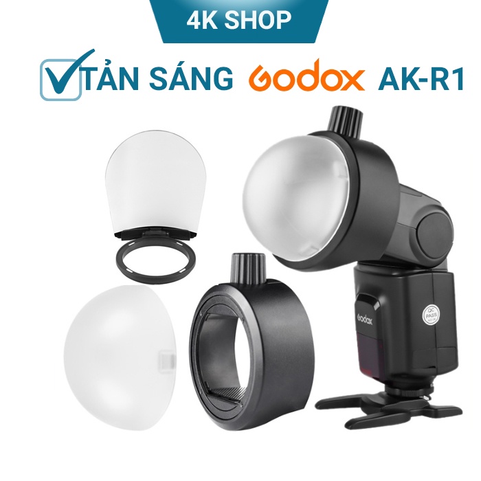 Bộ tản sáng cho đèn flash rời godox AK-R1 | Shopee Việt Nam