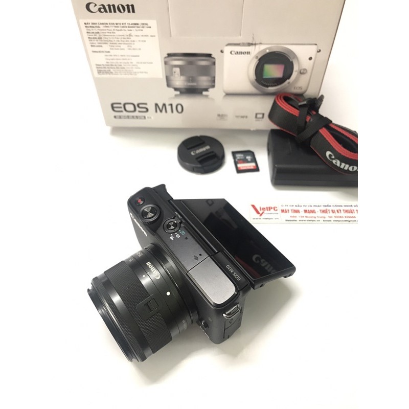 Máy ảnh Canon EOS M10 + kit 15-45mm STM | Shopee Việt Nam