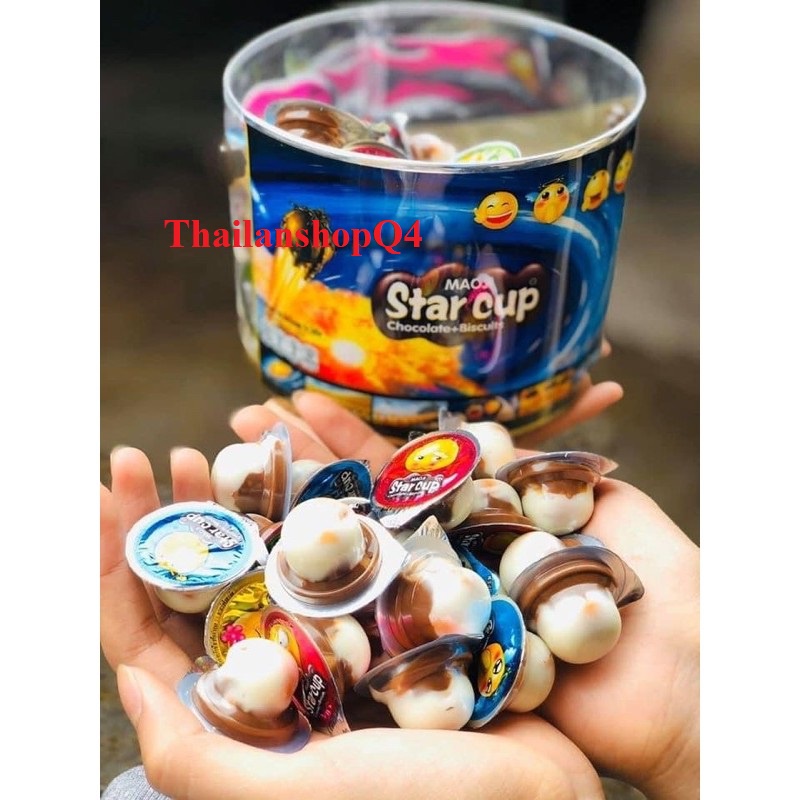 BÁNH QUY KEM SOCOLA STARCUP 500G THÁI LAN hsd 7/2024 | Shopee Việt Nam