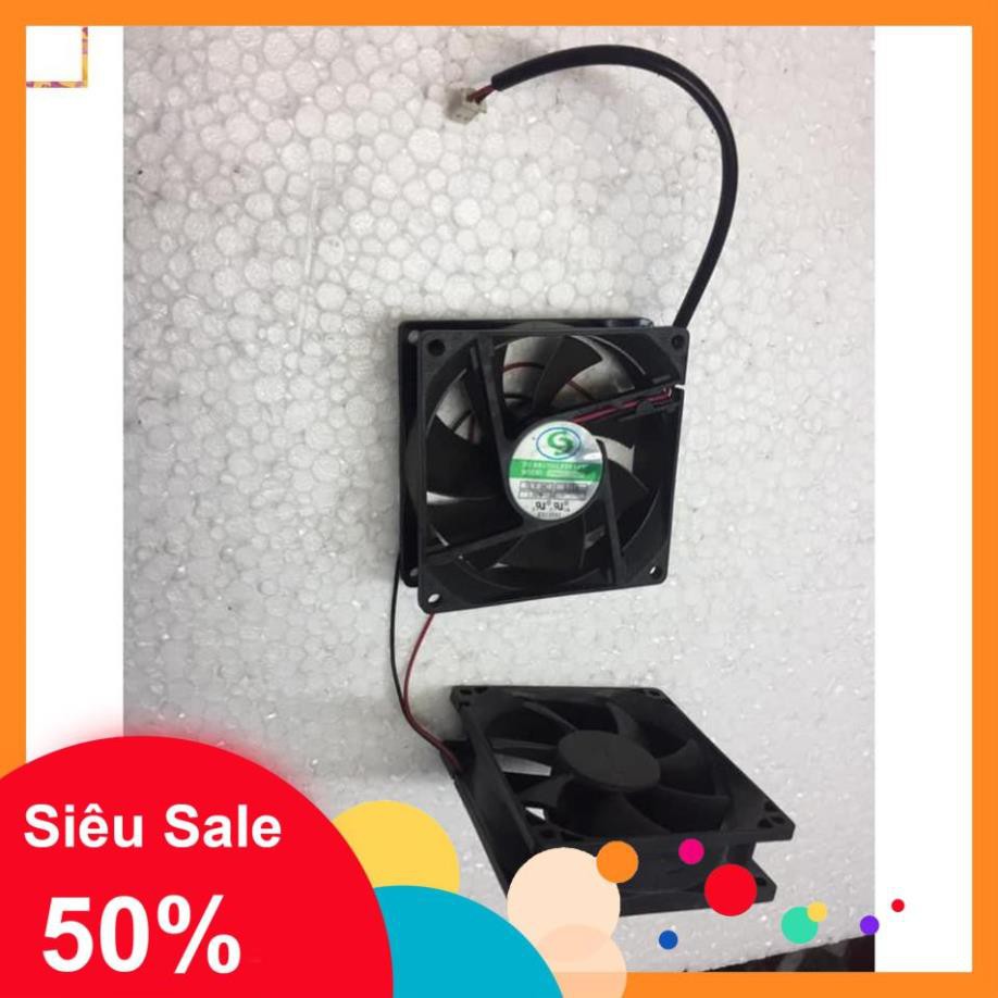 Combo 5 Cái Quạt Fan tản nhiệt 12V 8x8x2Cm dòng dưới 0.3A | Shopee Việt Nam