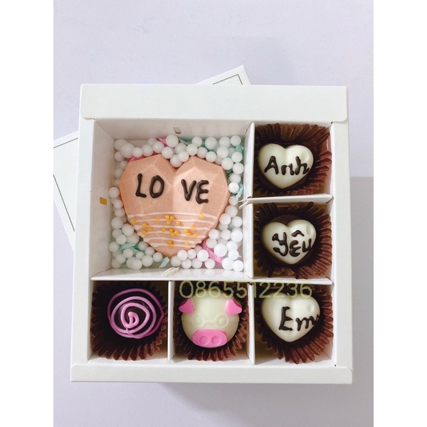 Socola Valentine Kim Cương viên to ảnh thật | Shopee Việt Nam