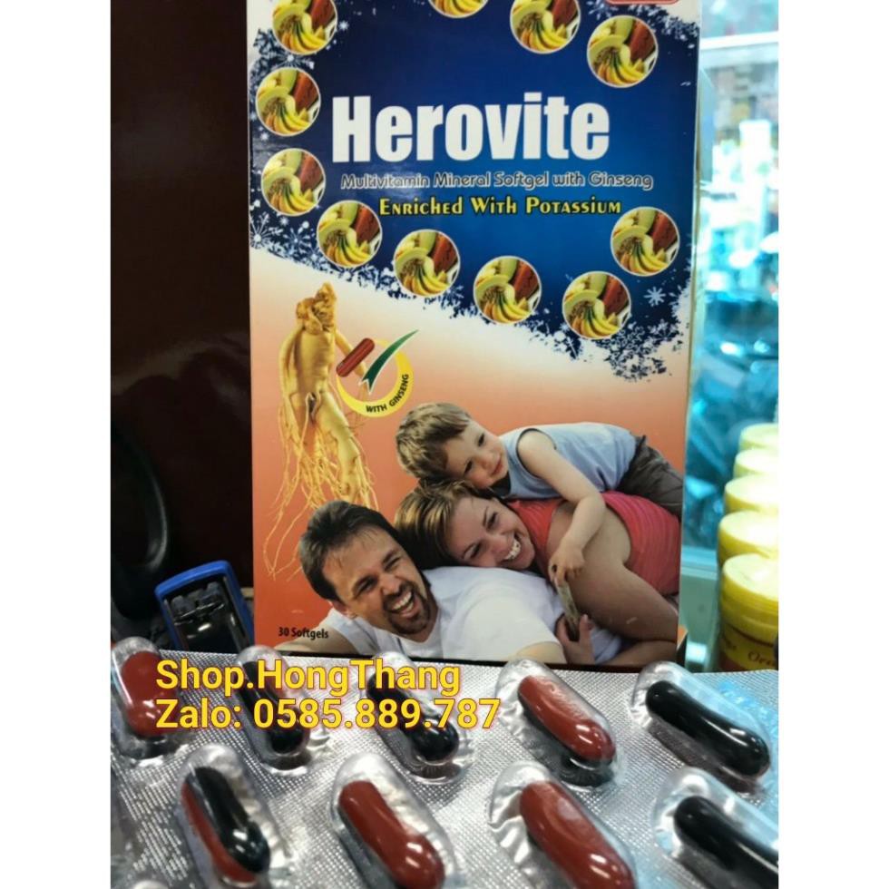 Herovite Bổ sung vitamin và khoáng chất cho cơ thể,người bị kiệt sức ...