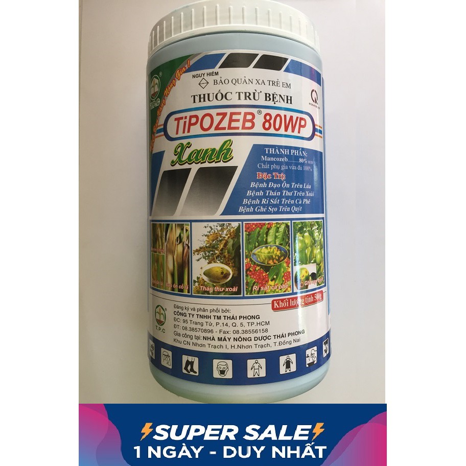 THUỐC TRỪ NẤM BỆNH TIPOZEP 80WP | Shopee Việt Nam