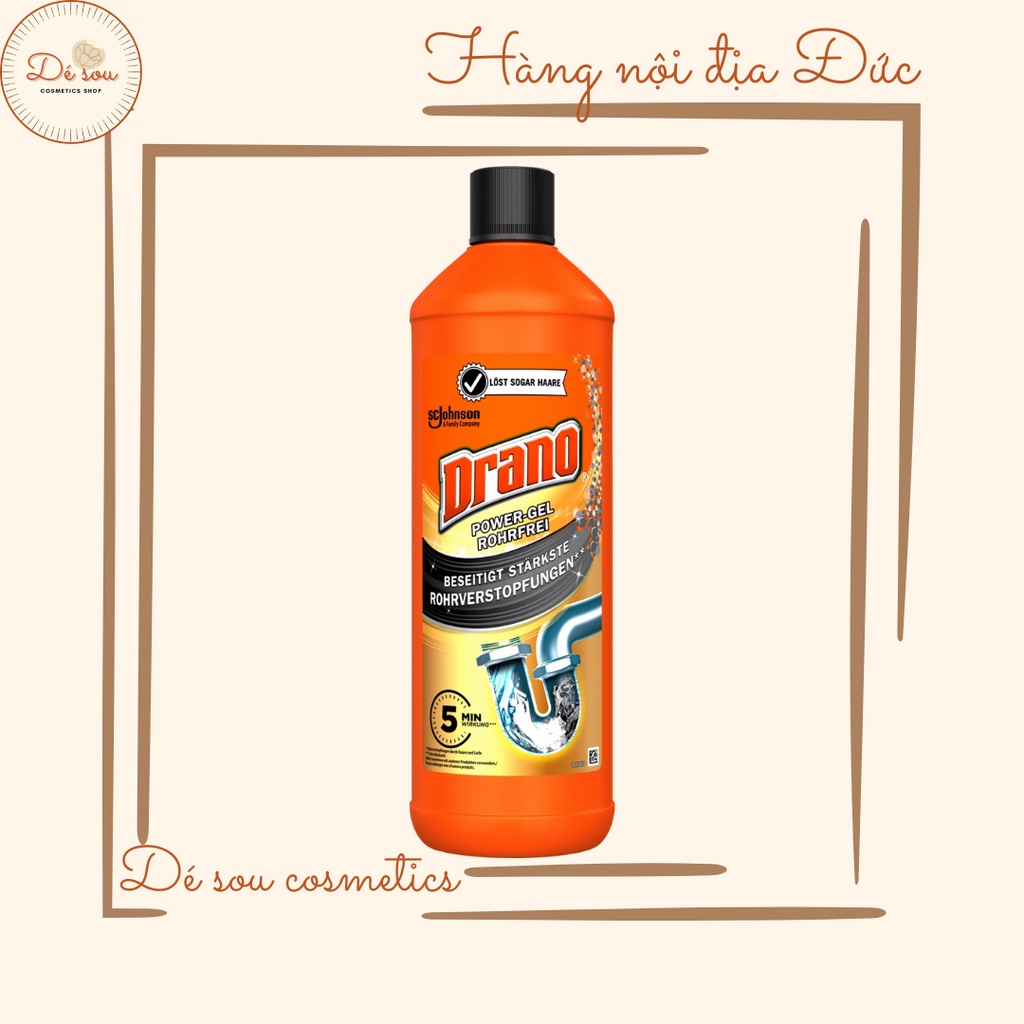 Gel thông cống Drano Power-Gel | Shopee Việt Nam