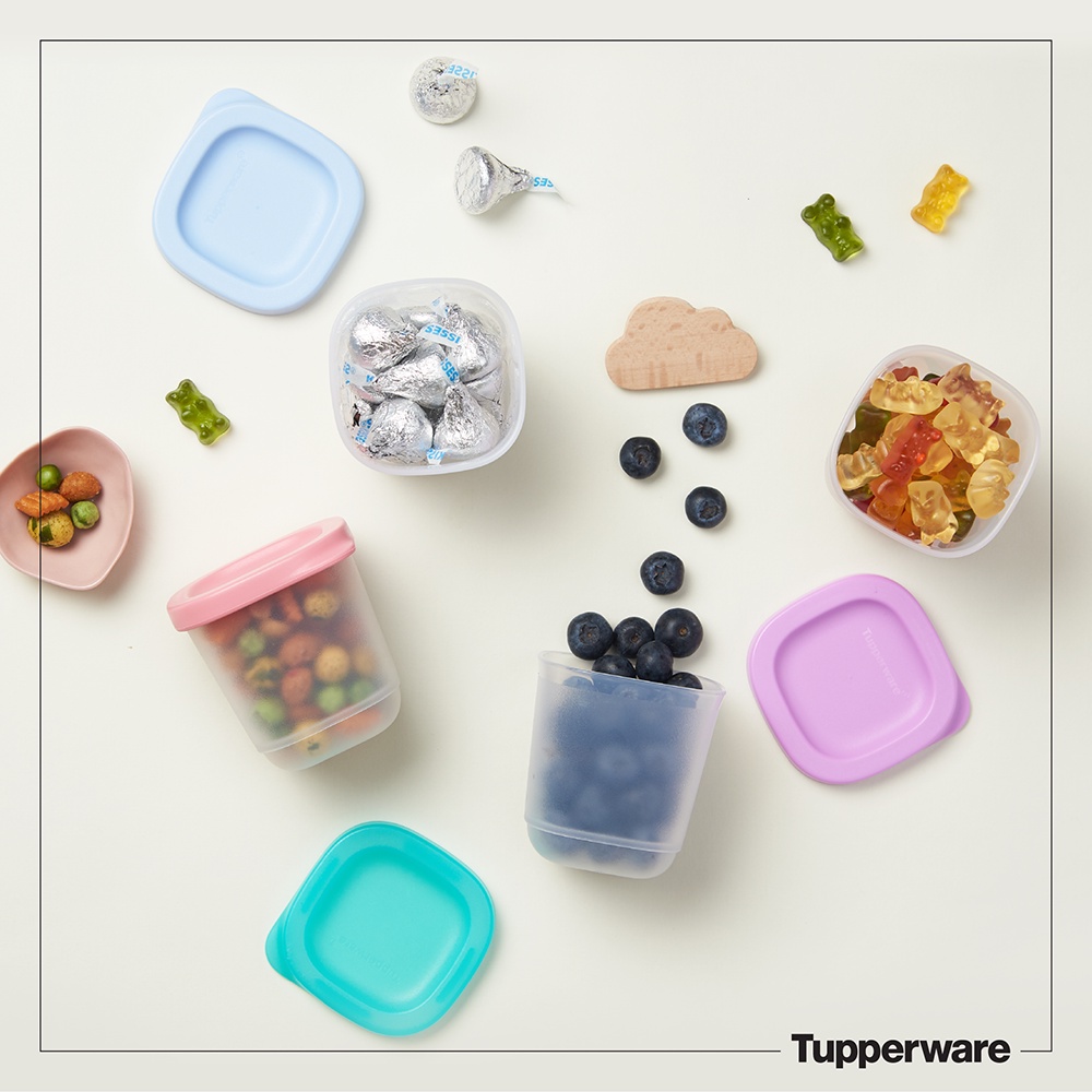 Bộ hộp Cubix Mini Square 110ml (4 hộp) TUPPERWARE CHÍNH HÃNG | Shopee ...
