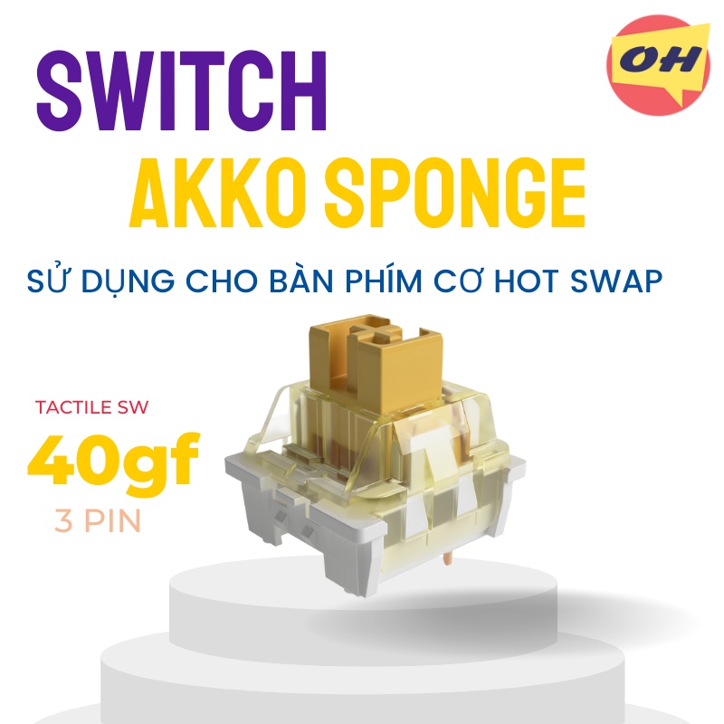 Switch thay nóng cho bàn phím cơ AKKO CS switch - Sponge (45 switch) | Shopee Việt Nam