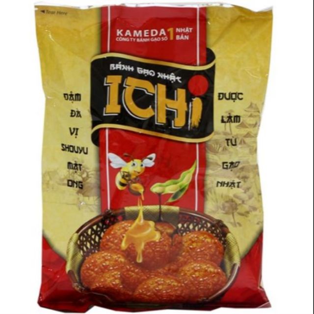 Bánh gạo Ichi Nhật vị shouyu mật ong 100g | Shopee Việt Nam