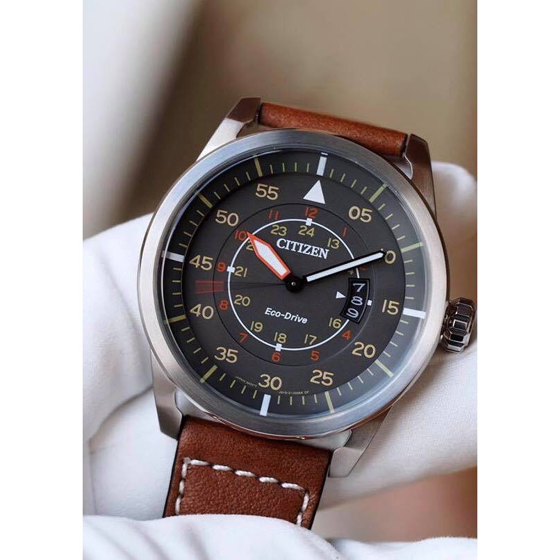 Đồng Hồ Nam Citizen Eco Drive (Năng Lượng Ánh Sáng) - Dây Da (AW1361 ...
