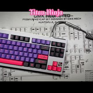 GMK NINJA keycaps cherry profile Five side Dye-Sublimation PBT keycap ...
