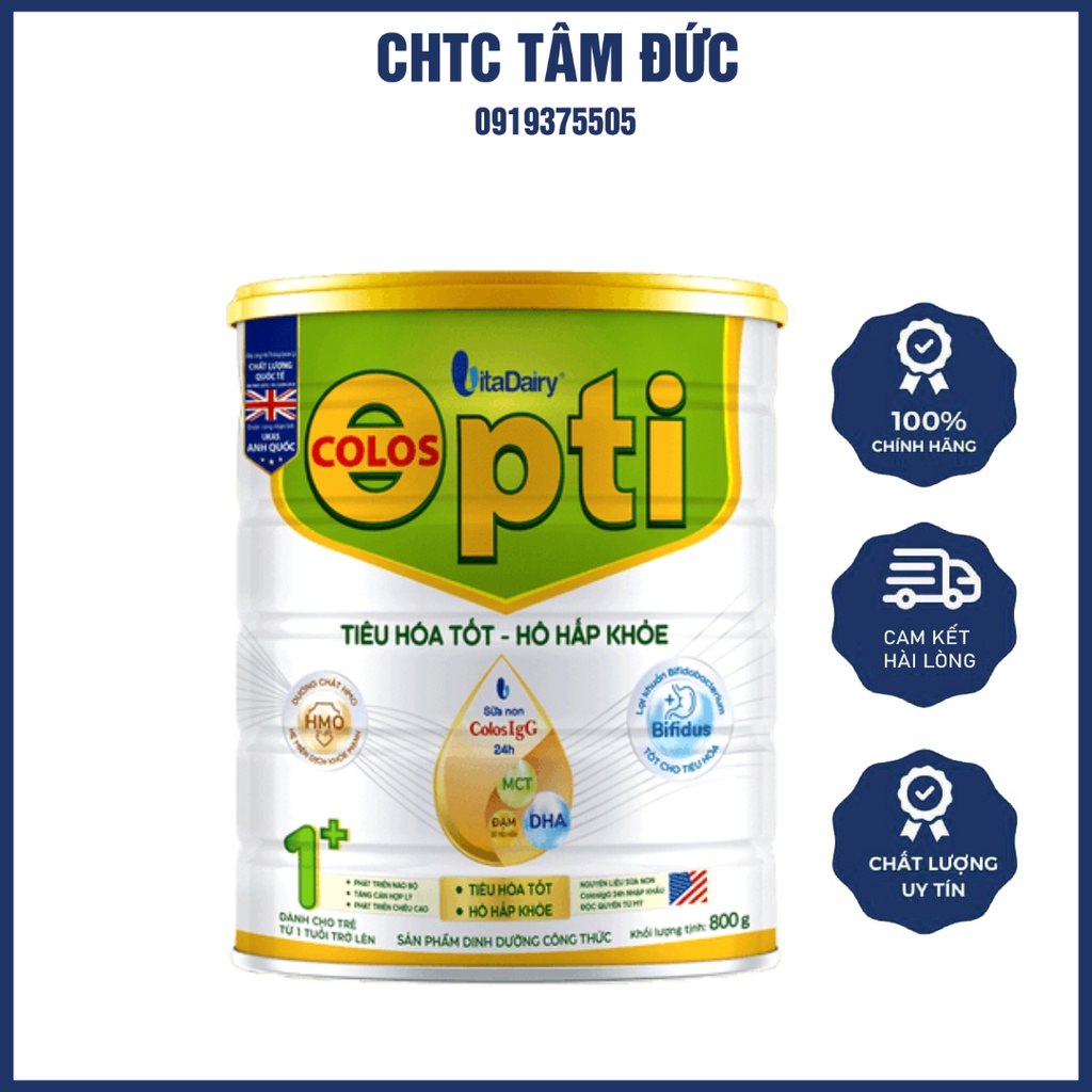 [ Tích Áp Đổi Quà ] Lon Sữa 800g Colos Opti Vitadairy Giúp bé Phát ...