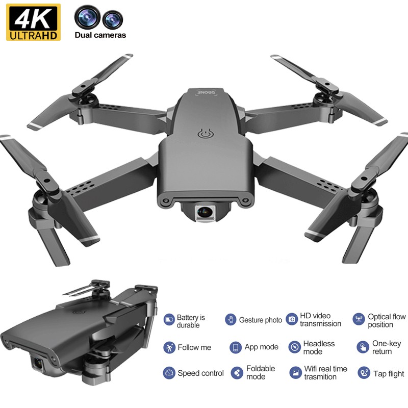 Flycam mini, Drone S8 Pro - Chụp hình selfie,Camera Kép 4K,Wifi 5G kết ...
