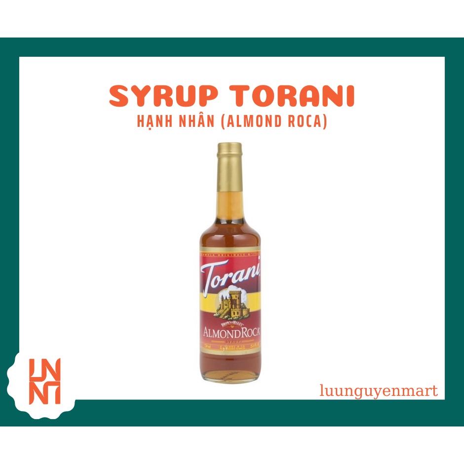 Siro/ Syrup Torani Hạnh Nhân (Almond Roca) 750ml | Shopee Việt Nam
