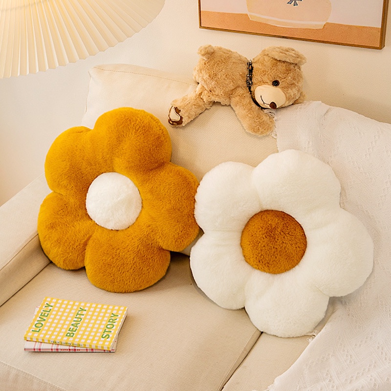Gối Bông Mềm Mại Hình Bông Hoa Trang Trí Ghế Sofa Quà Tặng Lễ Hội Ngày ...