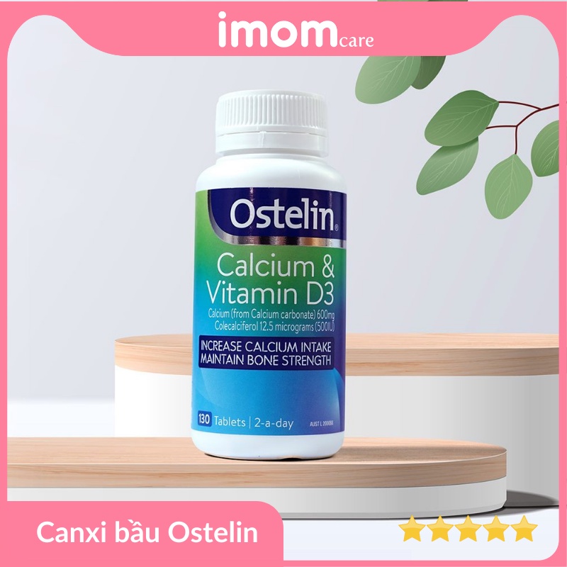 Canxi bầu Ostelin Úc 130 viên - Bổ sung Calcium & Vitamin D3 cho mẹ bầu - OST130 | Shopee Việt Nam
