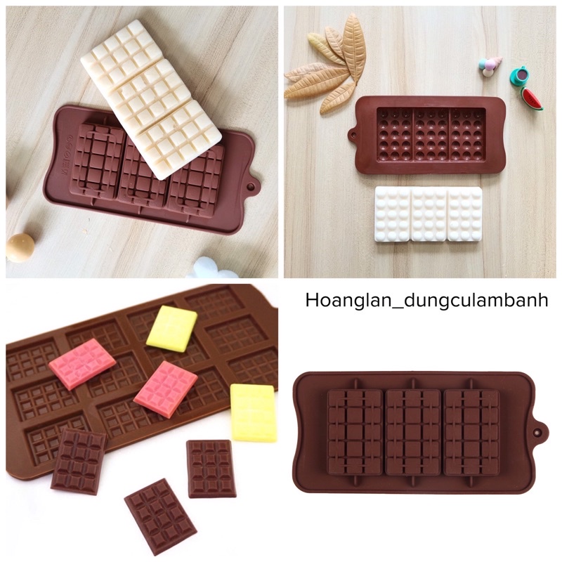 Khuôn silicon làm socola, làm bánh nhiều mẫu | Shopee Việt Nam