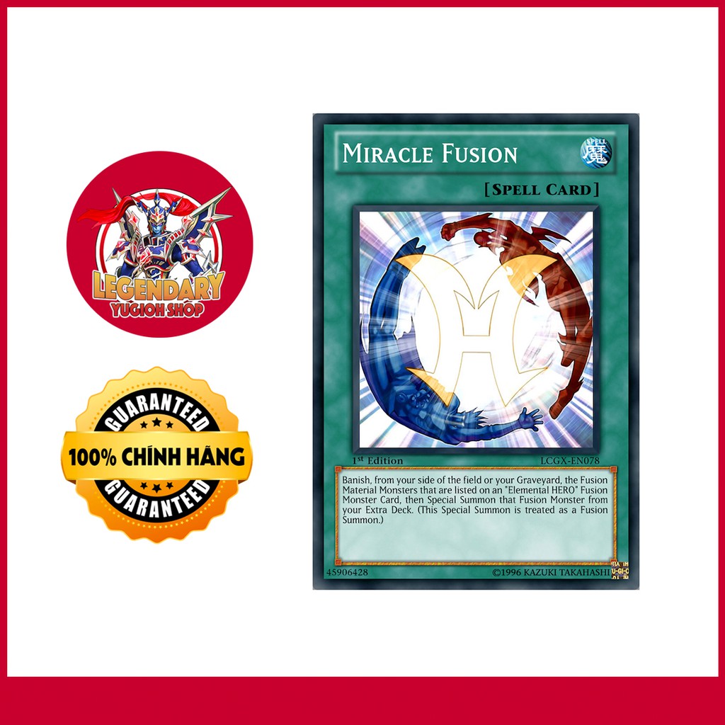 [Thẻ Bài Yugioh Chính Hãng] Miracle Fusion | Shopee Việt Nam