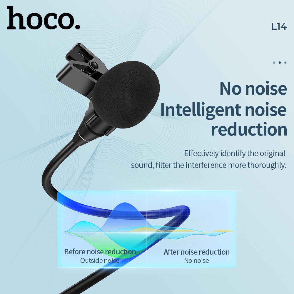 Micro cài áo HOCO. L14 3.5mm cao cấp thích hợp cho điện thoại / máy ảnh | Shopee Việt Nam