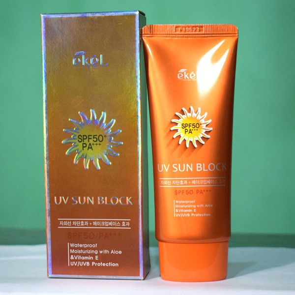 Kem Chống Nắng EKEL UV Sun Block SPF50+PA+++/ 70ml. | Shopee Việt Nam
