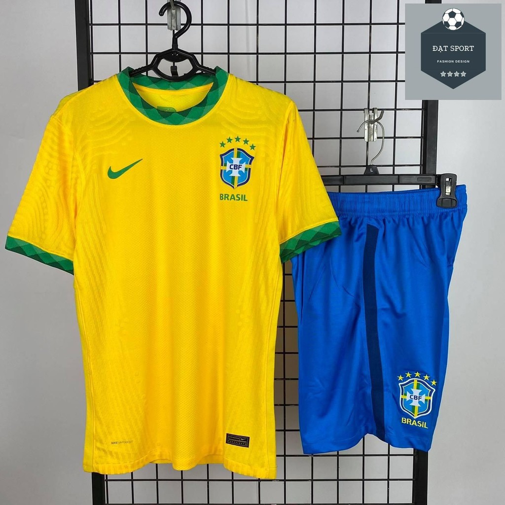 Bộ Áo Đấu Brazin, Set Đội Tuyển BRAZIN . Hàng SPF THAILAN - chuẩn thi ...
