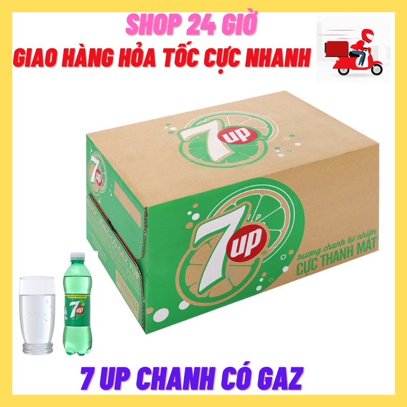 Thùng Nước Ngọt 7Up Chanh Có Gaz | Shopee Việt Nam