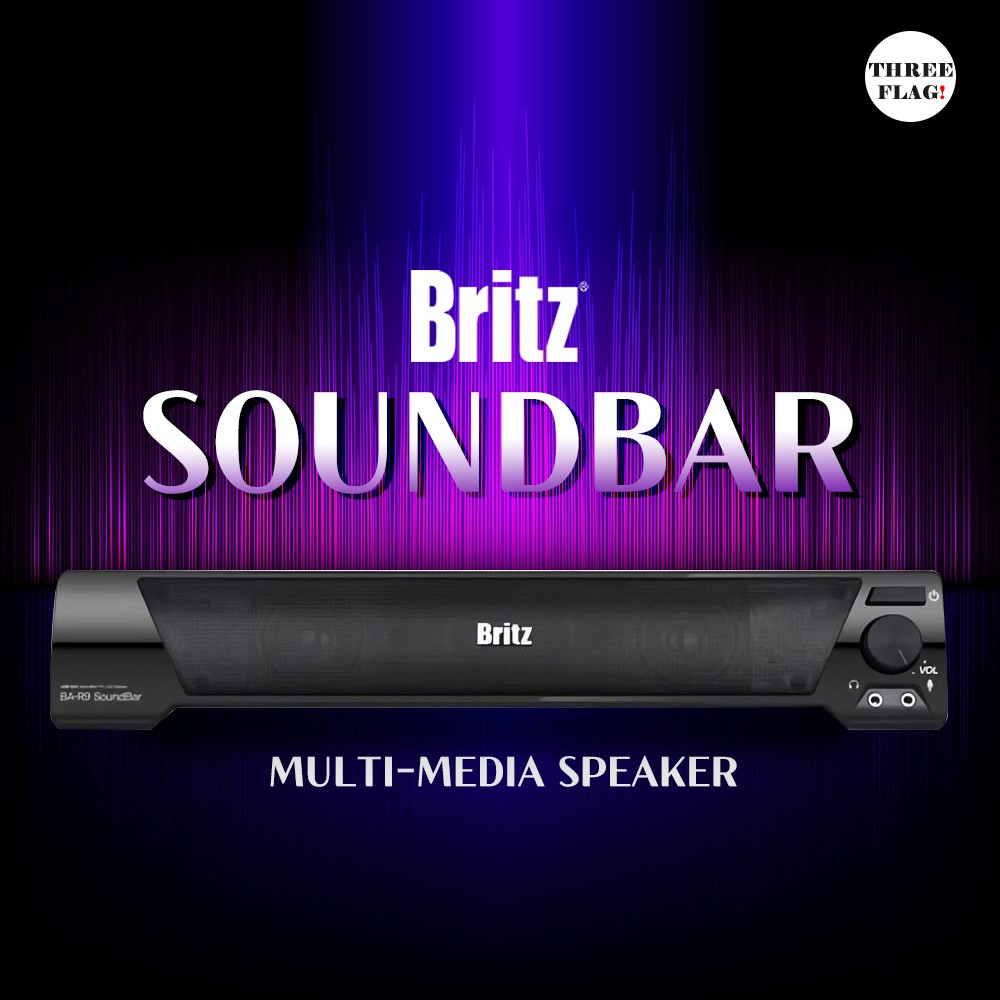 Loa Đa Phương Tiện Britz 2ch Cho Màn Hình Led / Lcd Ba-R9 | Shopee Việt Nam