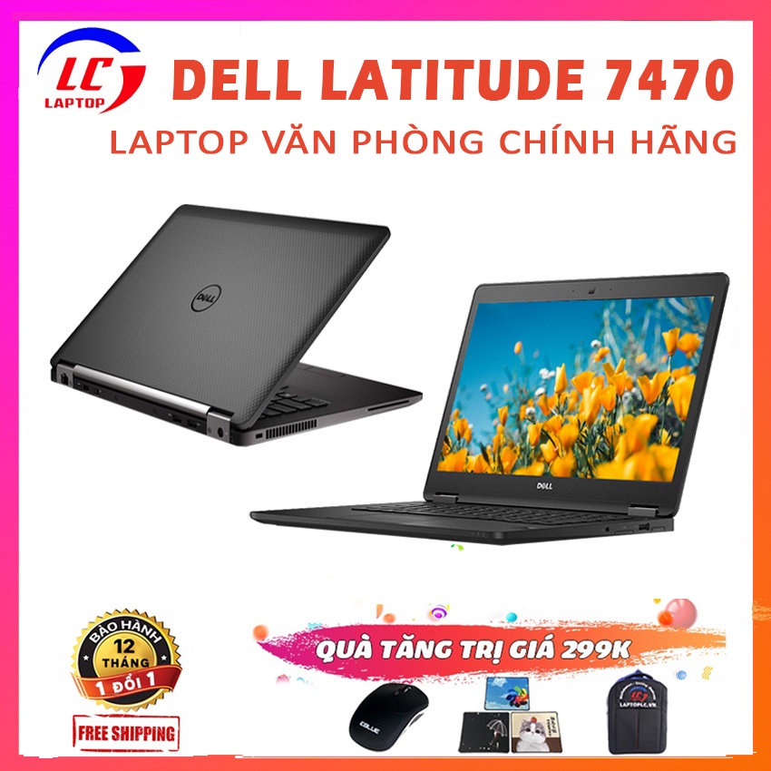 Laptop Dell Latitude 7470, Màn 2K Cảm Ứng Mượt Mà, i5-6300U, VGA Intel ...