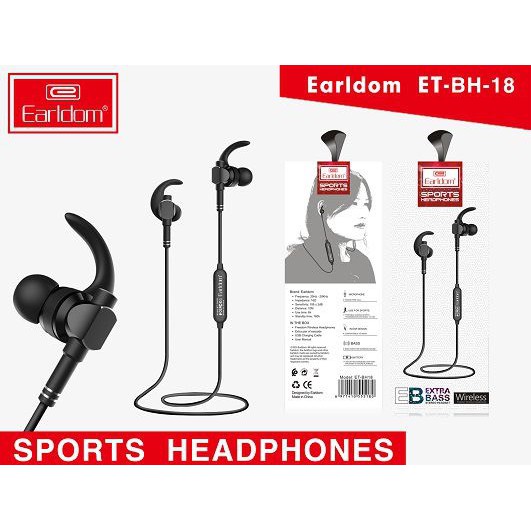 TAI NGHE BLUETOOTH CÓ DÂY CHÍNH HÃNG EARLDOM BH18 (BH 1 NĂM, LỖI 1 ĐỔI 1) | Shopee Việt Nam