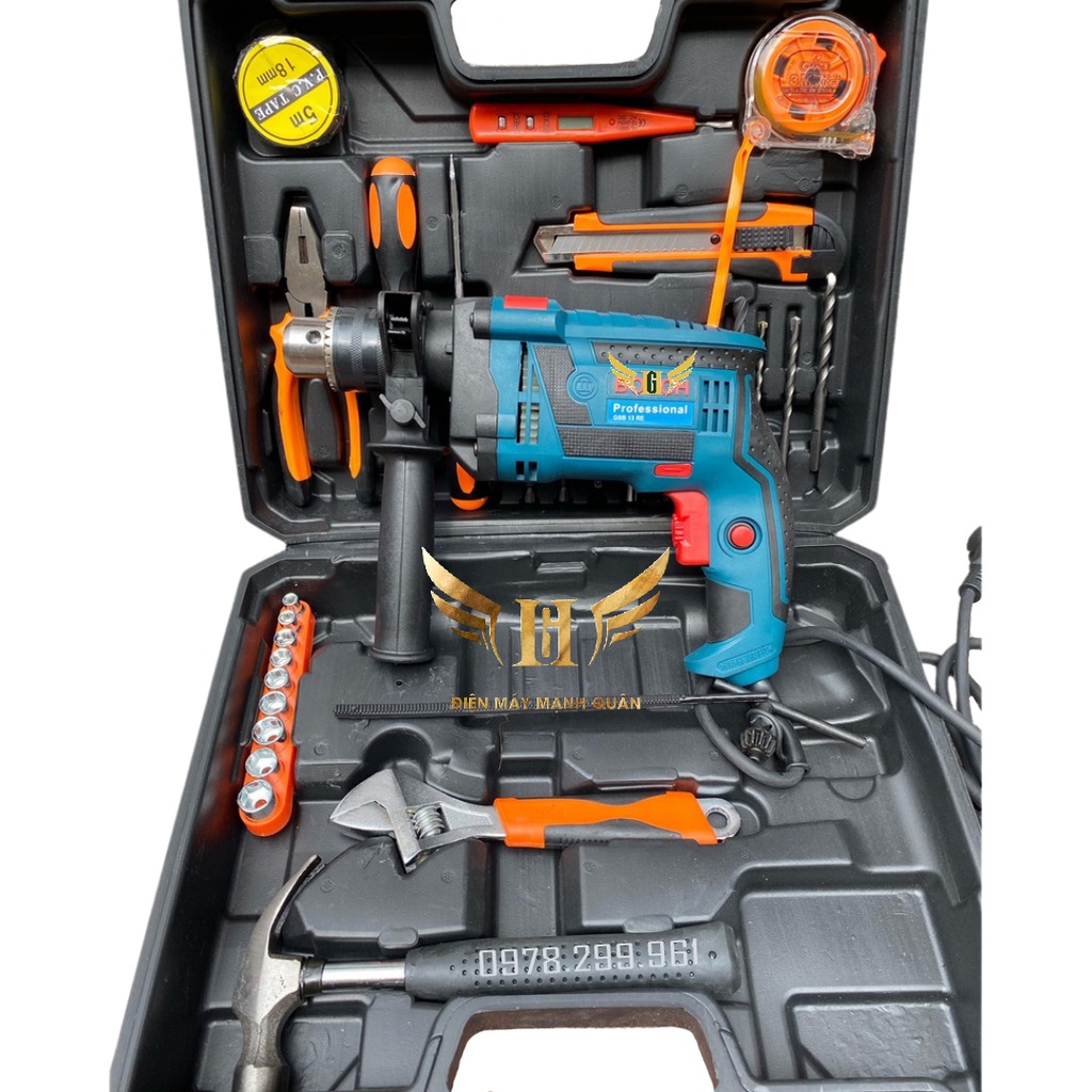 Máy Khoan | Máy Khoan Điện 13ly | Bộ Vali Đủ Đồ Nghề Chuyên Dùng Cam ...