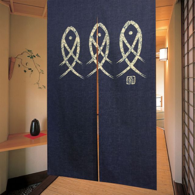 Rèm noren Nhật Bản 85x150 loại mỏng | Shopee Việt Nam