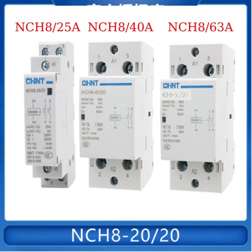 Khởi động từ 1 pha CHINT NCH8-25/20 NCH8-40/20 NCH8-63/20 25A 40A 63A 220V | Shopee Việt Nam