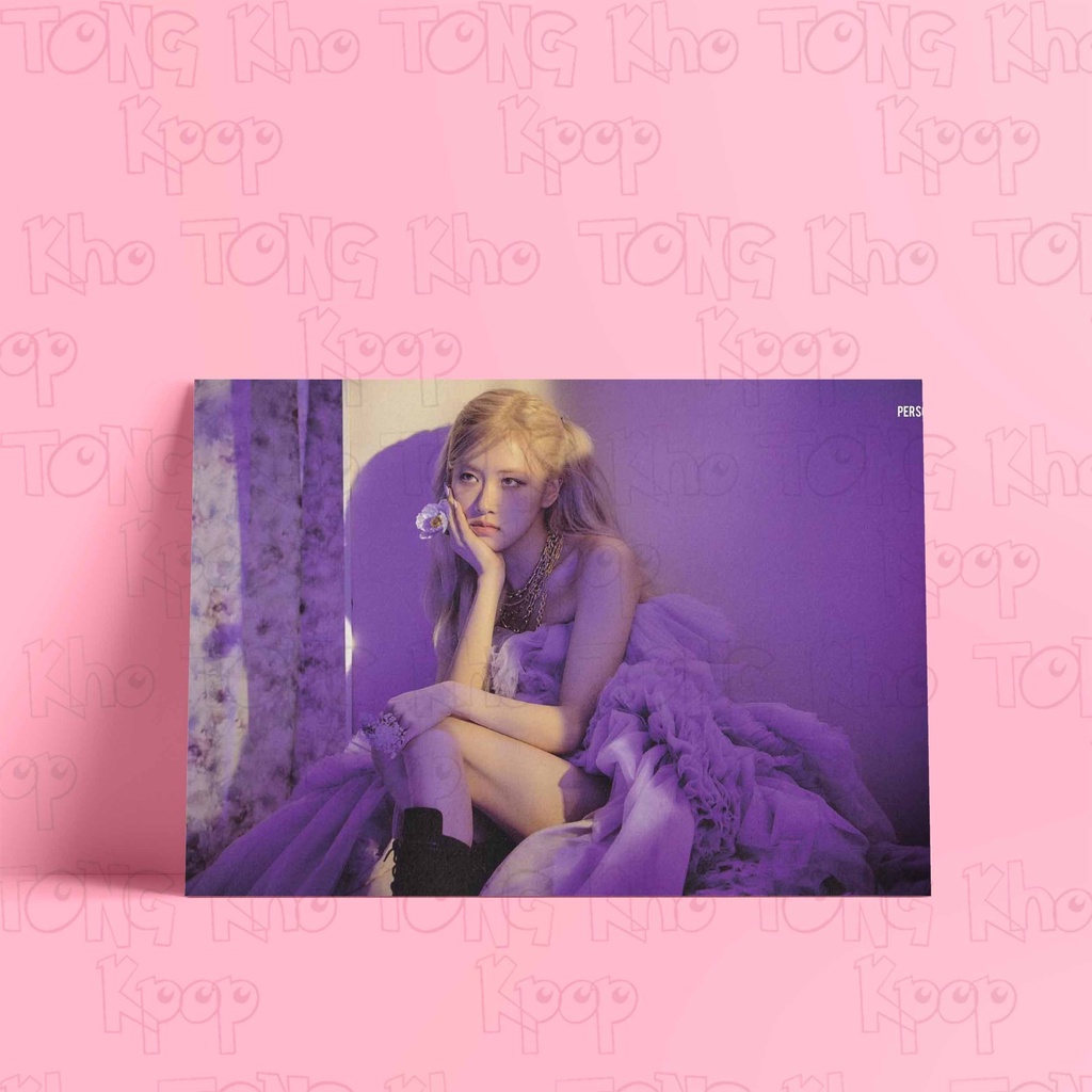 (NHIỀU MẪU) Tấm Poster cao cấp giấy 260gsm in hình ROSÉ [-R-] SINGLE ...