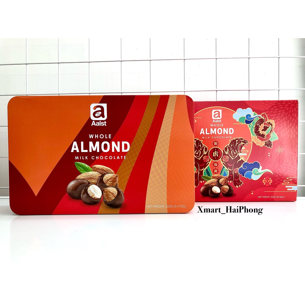 Socola Hạnh Nhân Aalst Whole Almond Milk Chocolate - 225g | Shopee Việt Nam