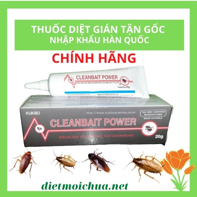 [Thuốc Diệt Gián Đức] Tận Gốc CleanBait Power Nhập Khẩu Hàn Quốc 20g ...