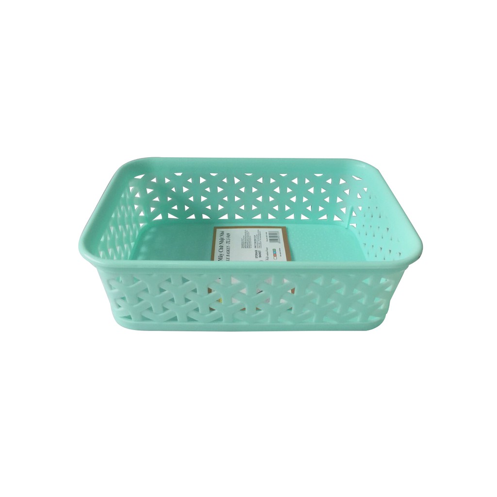 Rổ nhựa mây chữ nhật TỰ LẬP TL949 | Shopee Việt Nam