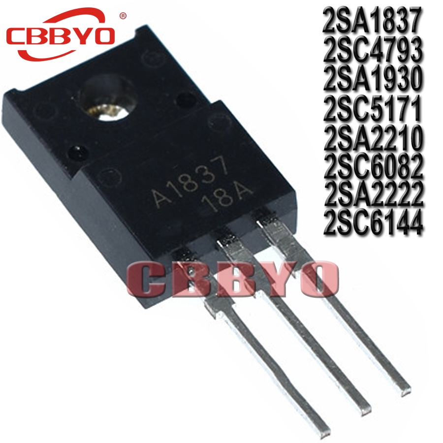 Set 10 Linh Kiện Điện Tử 2sa1837 2sc4793 2sa1930 2sc5171 2sa2210 ...