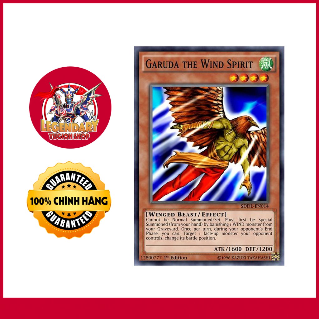 [Thẻ Bài Yugioh Chính Hãng] Garuda the Wind Spirit | Shopee Việt Nam
