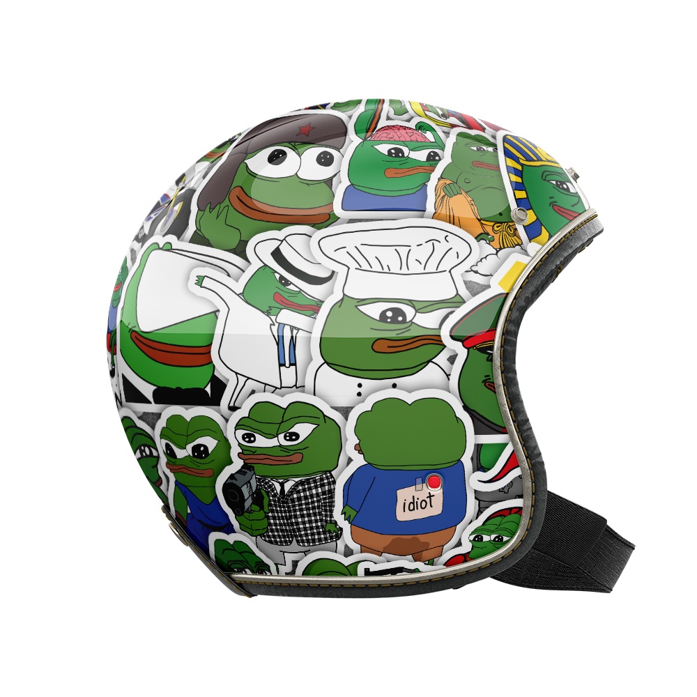 Set 50 cái Sticker Ếch Xanh Pepe chống nước, Hình dán ếch Pepe meme ...