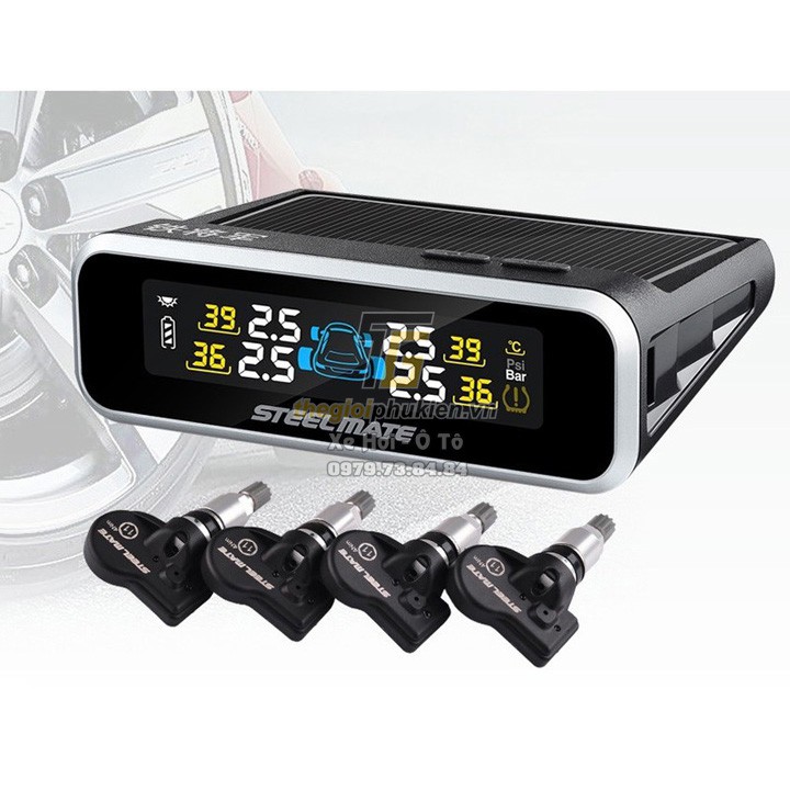Cảm biến áp suất lốp Steelmate E3 van trong | Shopee Việt Nam