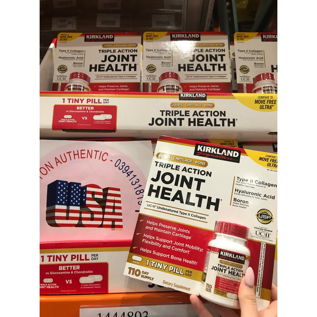 [ ĐỦ BILL STORE VÀ AIR] Kirkland Signature Triple Action Joint Health ...
