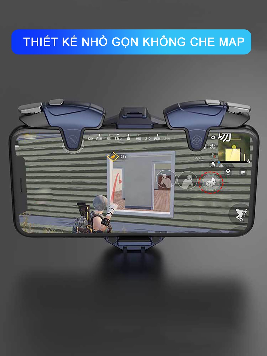 Nút bắn pubg auto tap SIDOTECH MEMO AK02 hỗ trợ ghìm tâm thao tác 4 ngón chơi game FPS PUBG ...