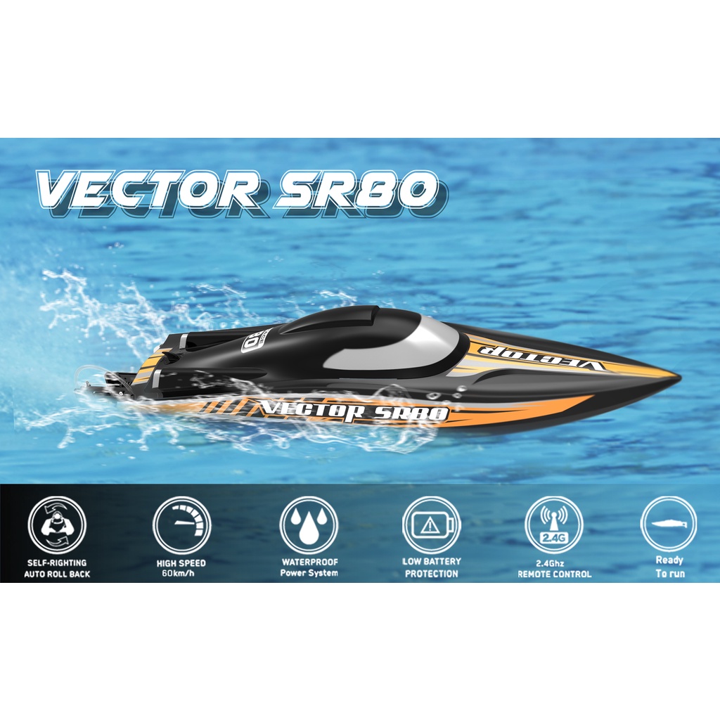Cano RC điều khiển từ xa tốc độ cao - VOLANTEXRC - Vector SR80 | Shopee ...