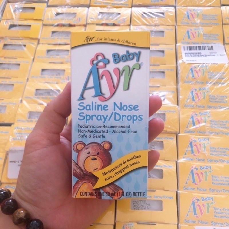 Nhỏ mũi muốn vô trùng baby ayr date 9/2025 dùng được cho trẻ sơ sinh ...